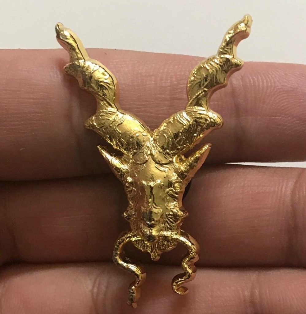 Markhor Gold 3D Lapel Pin | 3D Lapel Pins in PAISTAN