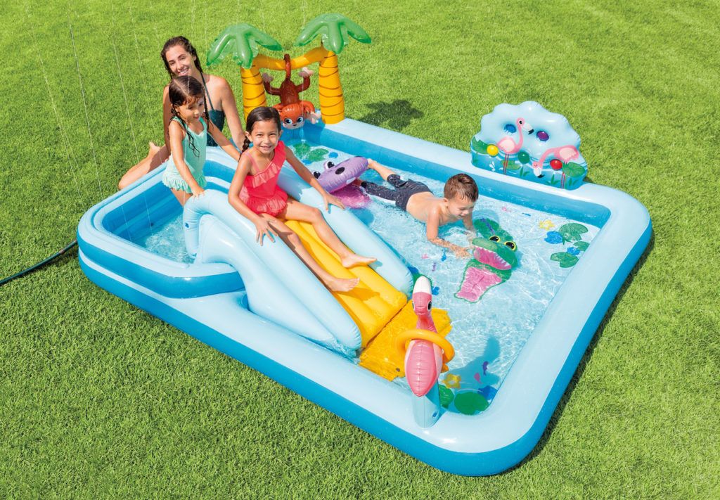 Intex Inflatable Kids Jungle Adventure Play Center Swimming Pool 57161
