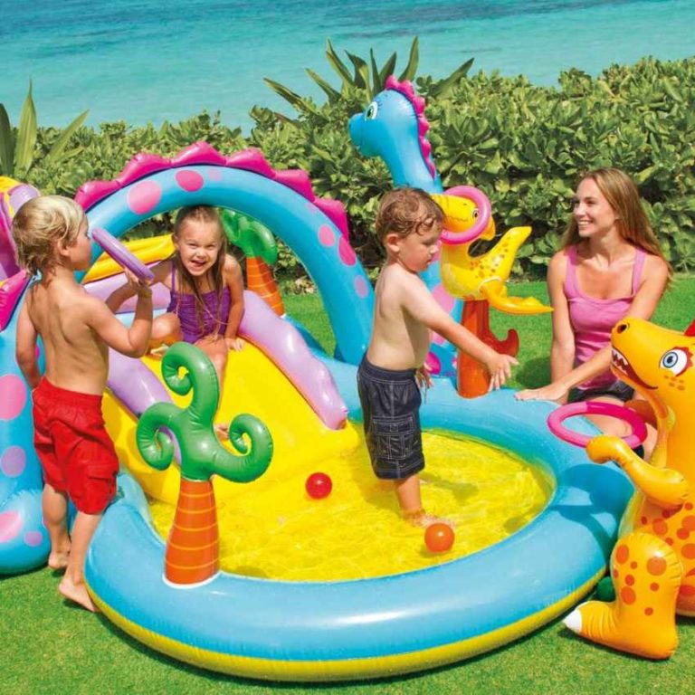 Intex Dinoland Inflatable Paddling Pool Play Center 57135